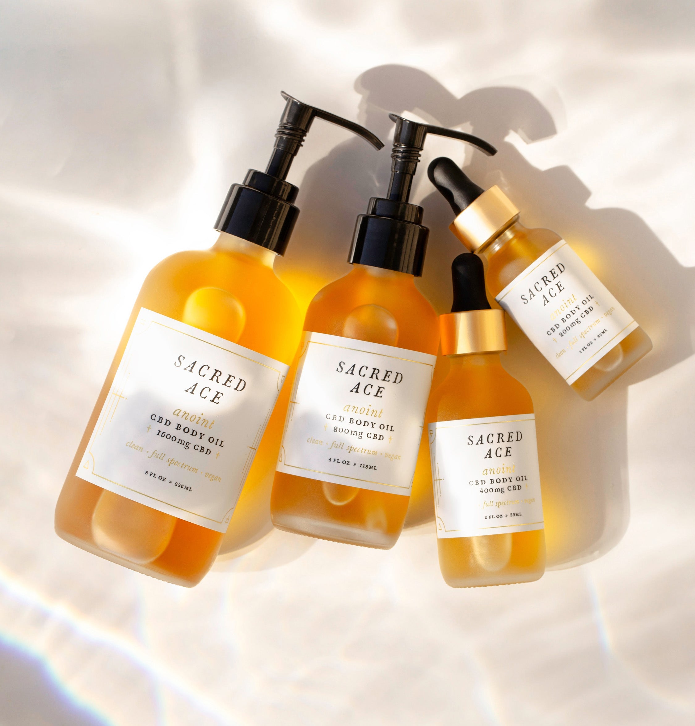 CBD Body & Massage Oil – Sacred Ace CBD Skincare