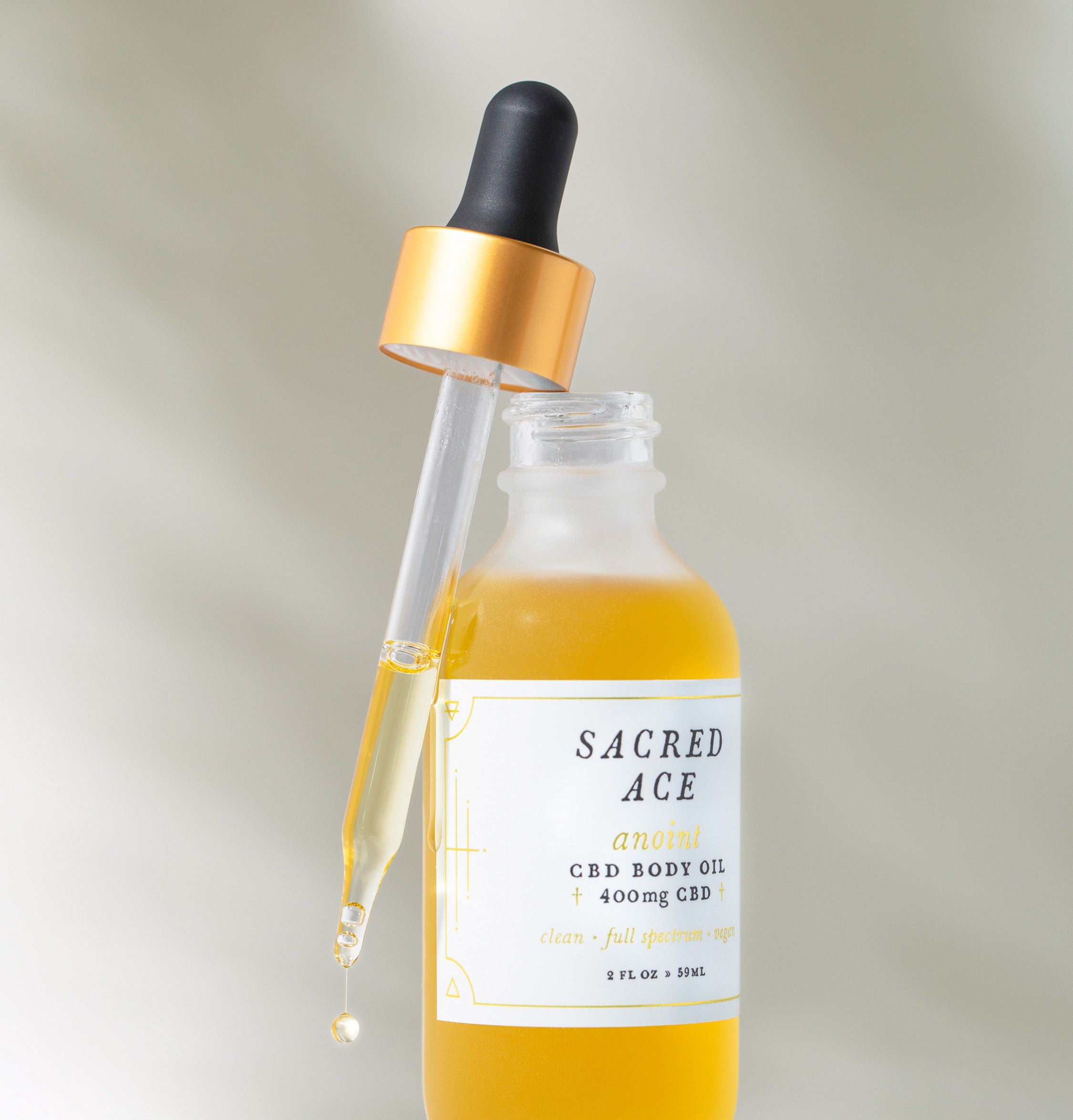 CBD Body & Massage Oil – Sacred Ace CBD Skincare